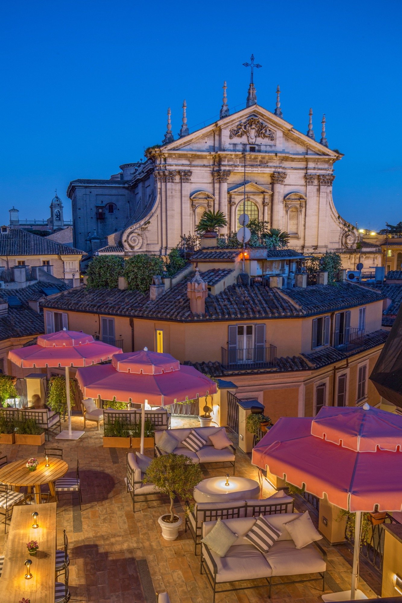 La terrazza - rooftop bar del nostro boutique hotel a Roma | 9 Hotel Cesari