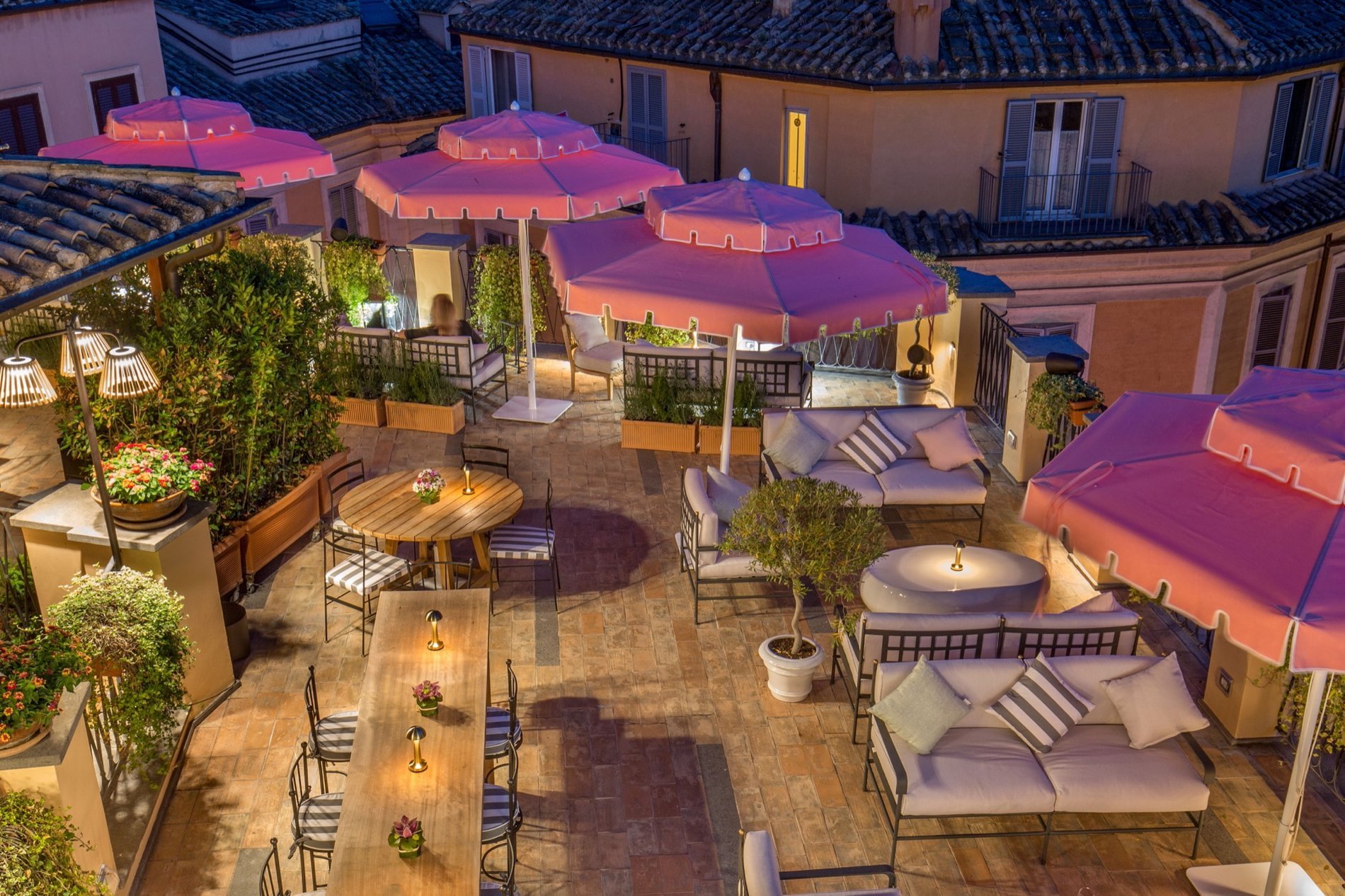 La terrazza - rooftop bar del nostro boutique hotel a Roma | 9 Hotel Cesari